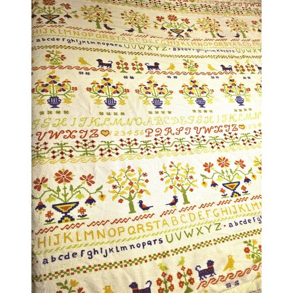 unbranded | Bedding | Vintage The Chase Sampler Blanket With Floral ...